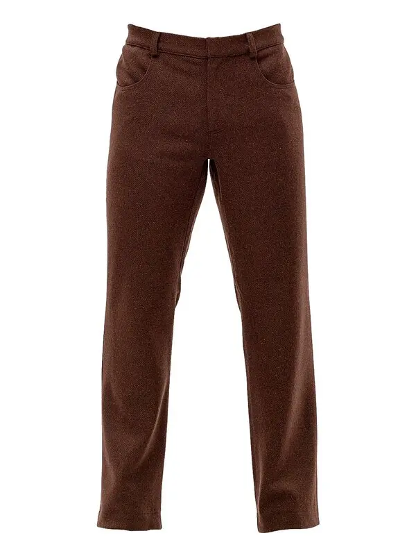 MAISON BOGOMIL Straight Fit Pants - Brown