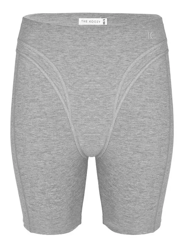 THE KOOZY Monroe Stretch Shorts In Melange - Grey