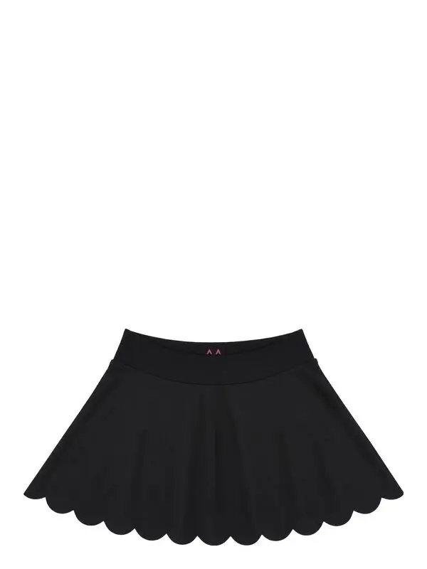 ALTRA VOLTA Smiley Tennis Skirt - Black