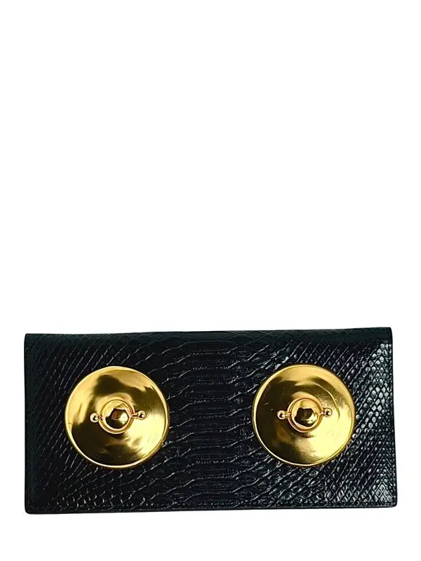 BOCCINELLI Pierced Nipple Wallet - Black