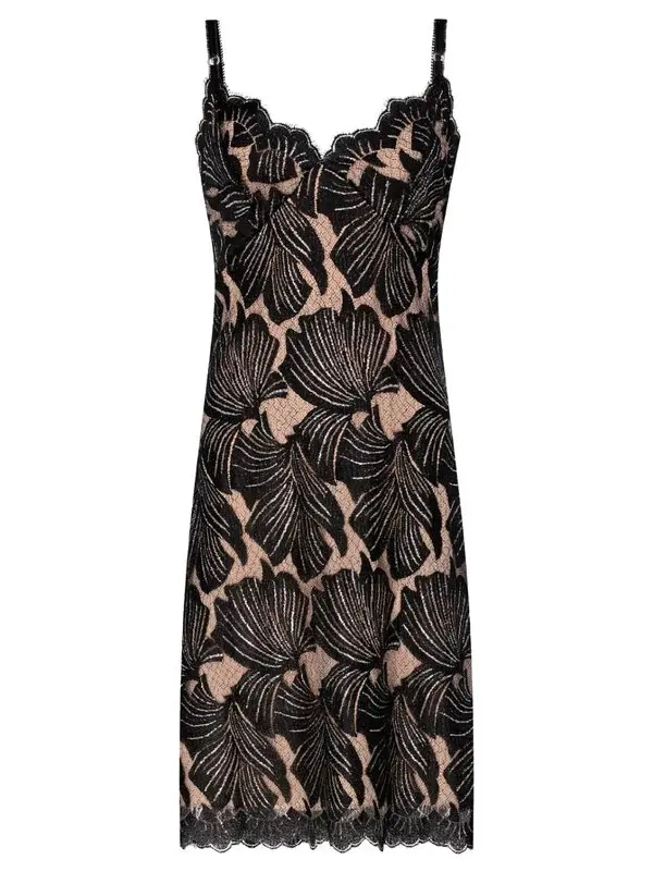 LISA THE LABEL Shell Tulle Dress Noir - Black