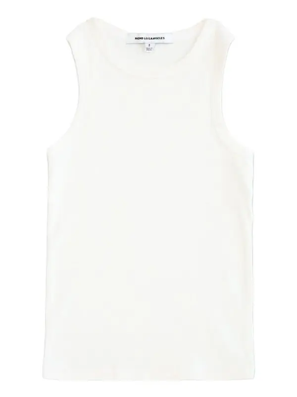 NOEND Daisy Rib Tank Top - White