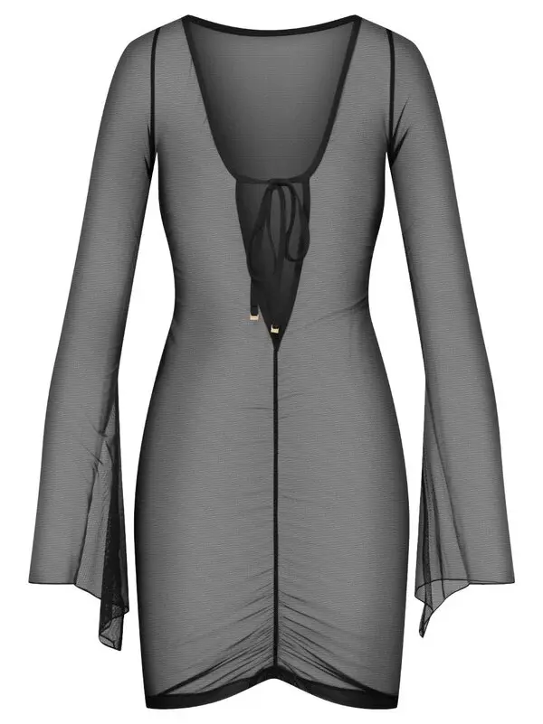 PROMEES Felisa Mesh Dress - Black
