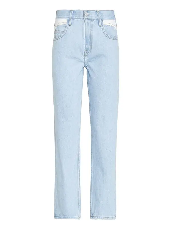 NOEND Elena Relaxed Tapered Jeans In Miami - Blue