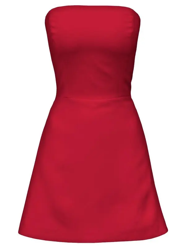 VIKTORIABOLLA Nikol Mini Dress - Red