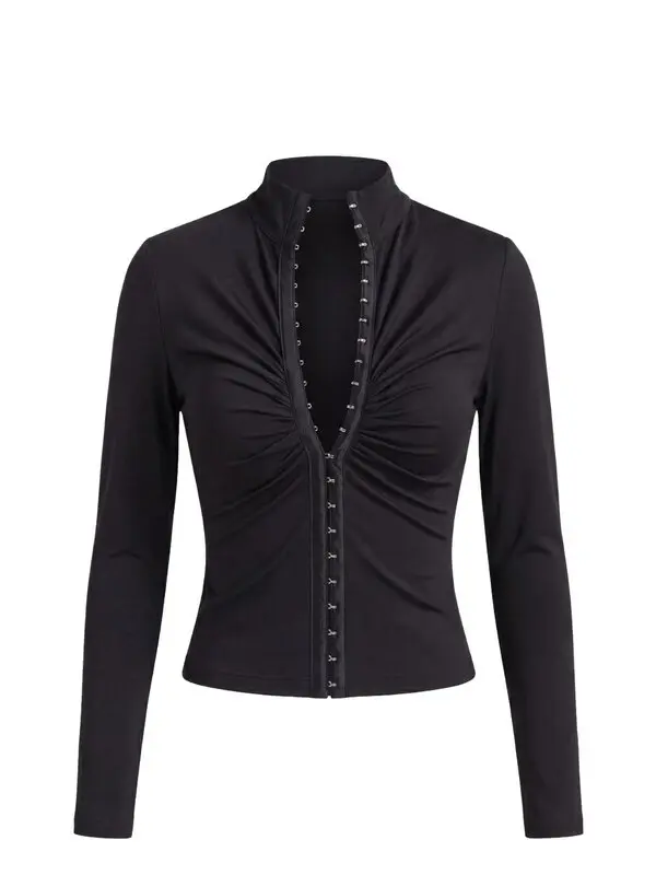 KHELA THE LABEL Bad Decision Long Sleeve Top - Black