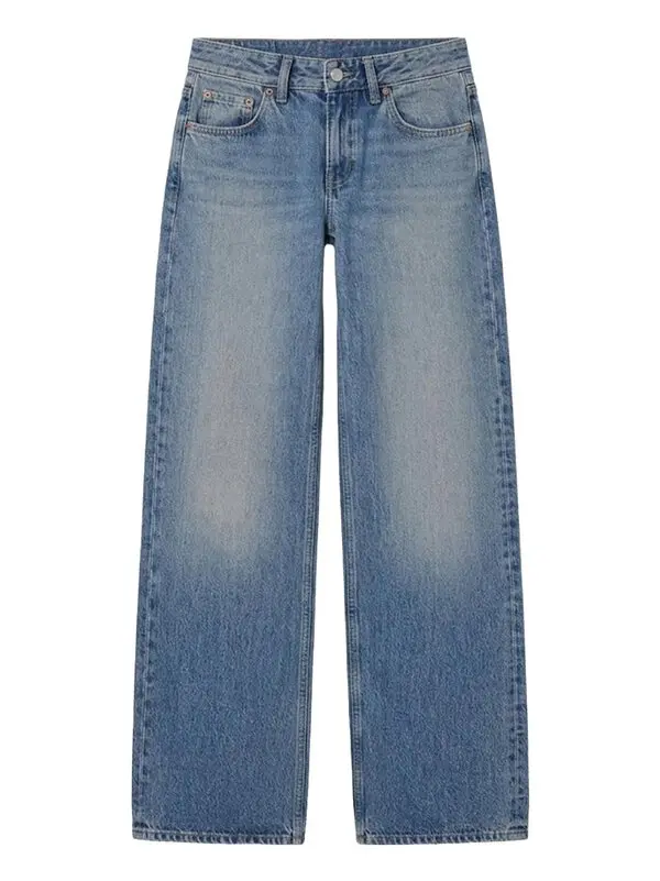 DR. DENIM Rhue Low Wide Drift Sky Used - Blue