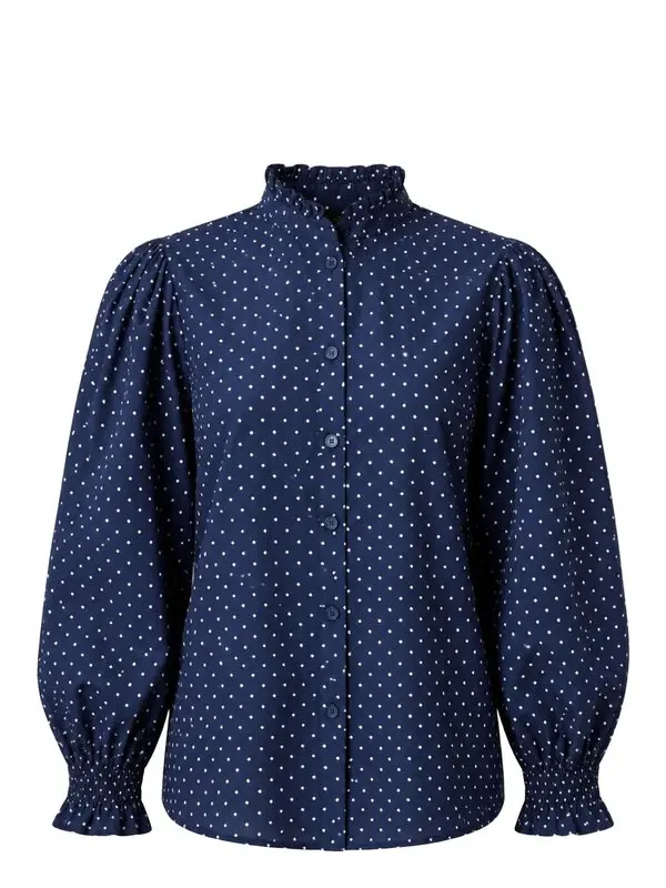 Mind Traveler Nina Navy Blouse - Blue