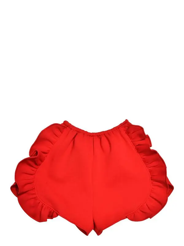 IOANA CIOLACU Peony Shorts - Red