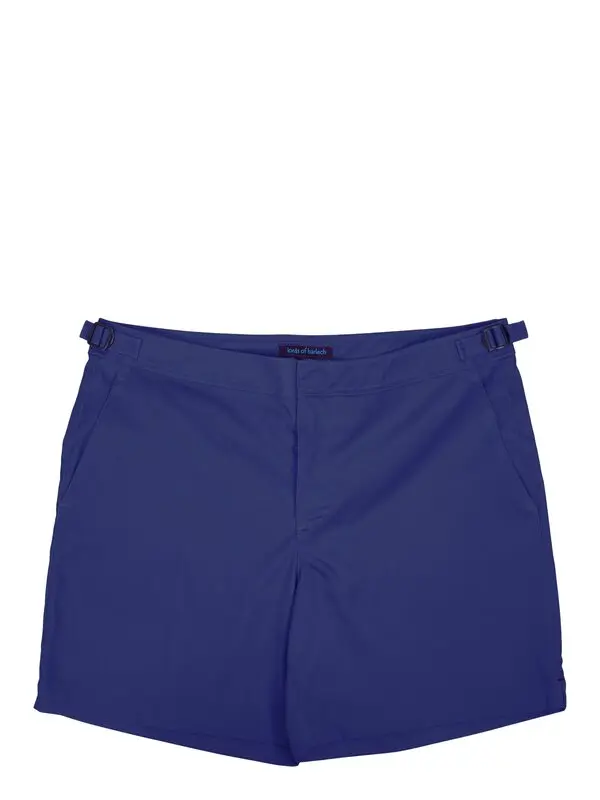 LORDS OF HARLECH Pool Oxford Swim Short Navy - Blue