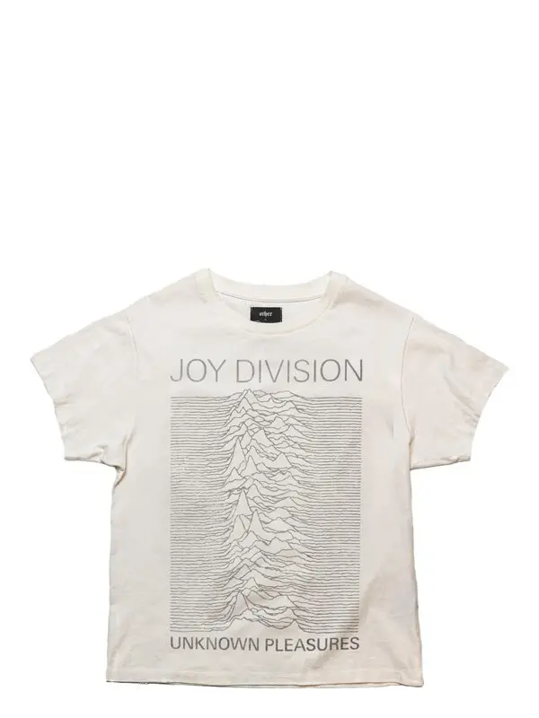 OTHER UK Joy Division Unknown Pleasures Vintage Band T-shirt Blonde - White