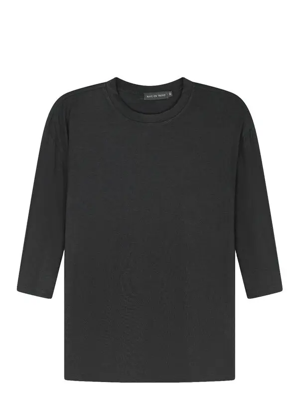 RAVE ON TREND Everyday Tee - Black