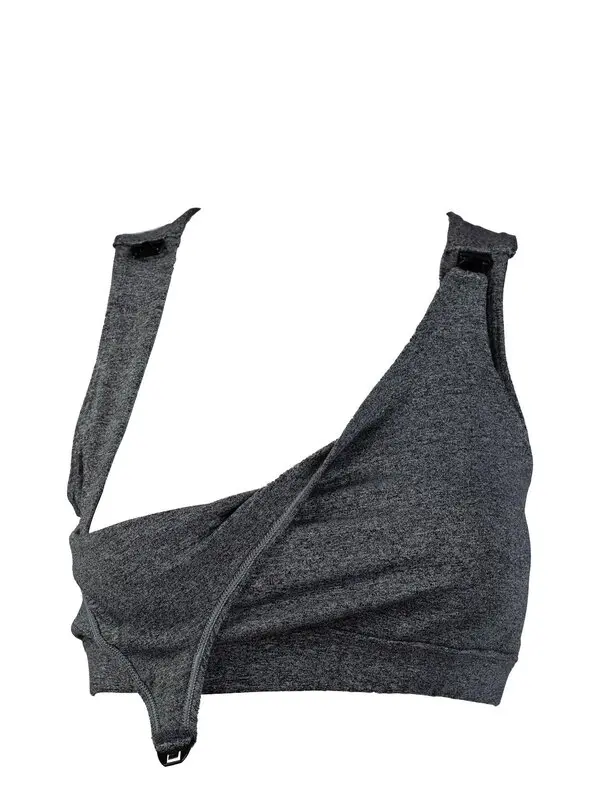 DUOFIT MATERNITY ACTIVEWEAR Go Easy Nursing Sports Bra - Grey