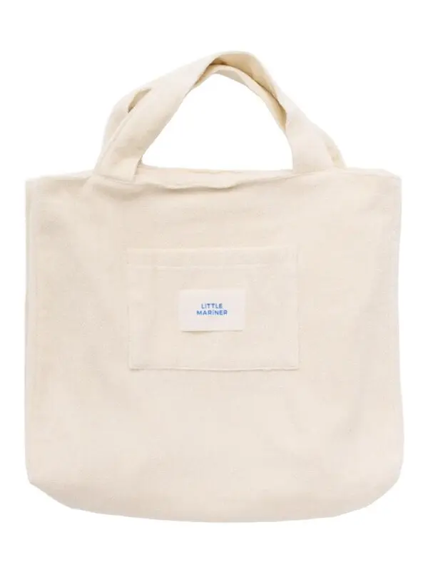 LITTLE MARINER Off- Terry Bag - White