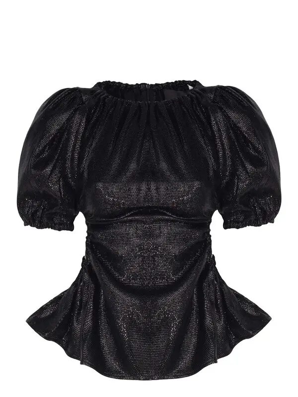 MADEBYZA Cut Out Top - Black