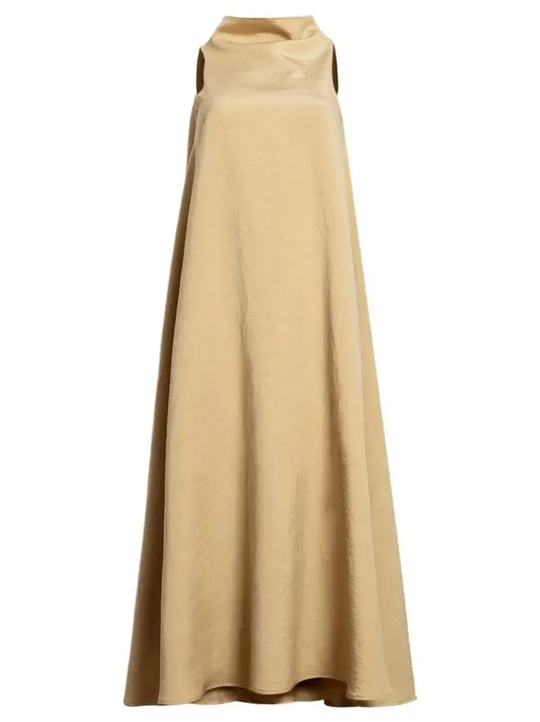 BIANCA POPP Bell Dress Long In En Rayon - Gold