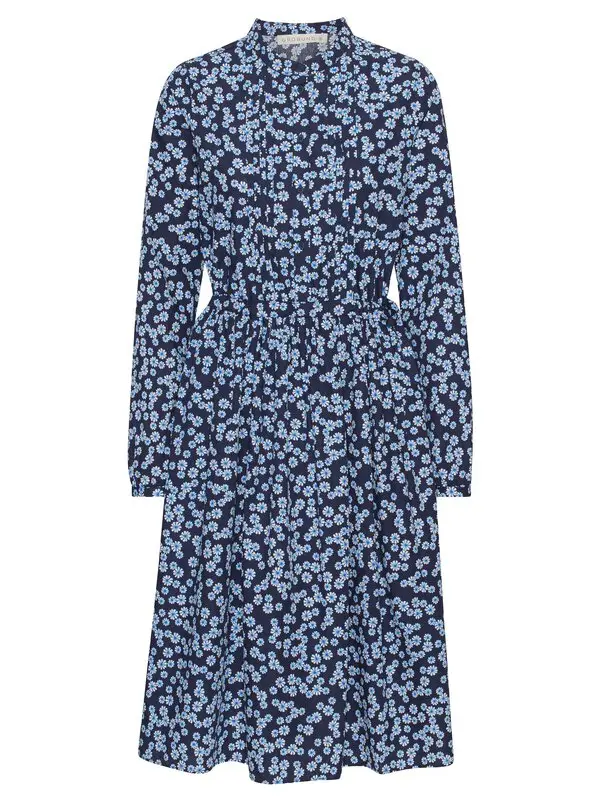 GROBUND Rigmor Dress Flower - Blue