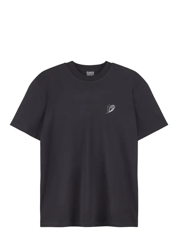 SEA_WASHED Classic Statet Tee - Black