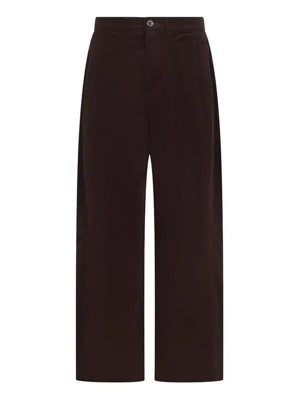 NOOKI DESIGN Claudia Barrel Leg Jeans - Brown