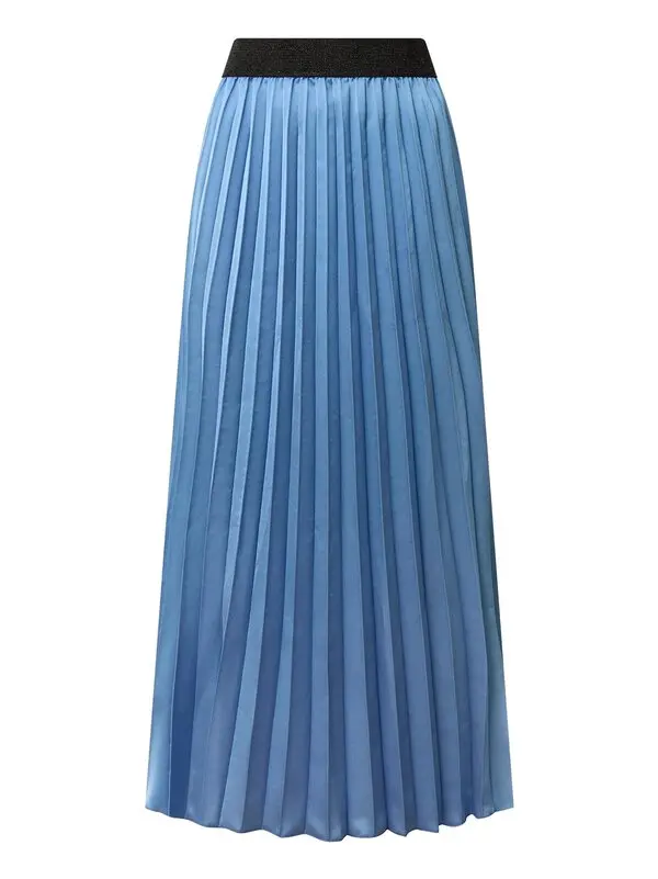 JAMES LAKELAND Pleated Maxi Skirt - Blue