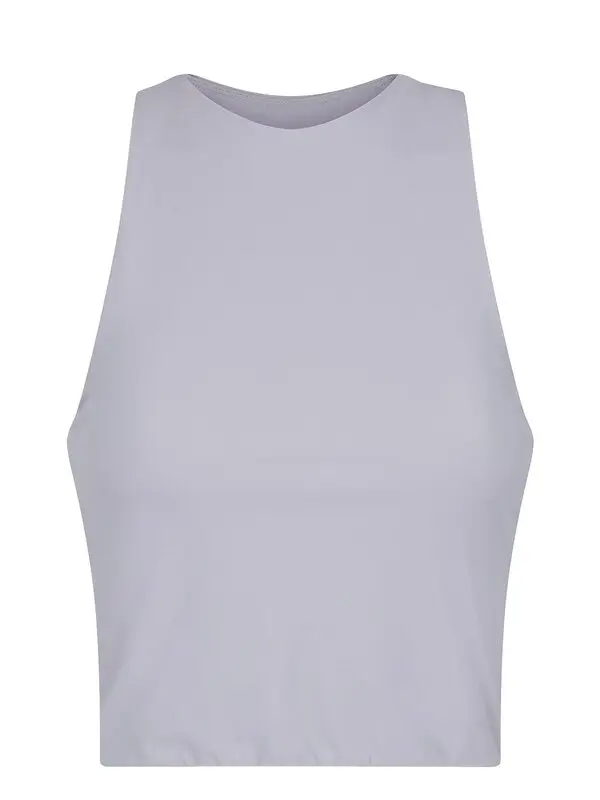 NUMBAT Smooth Swim Crop Top - Grey