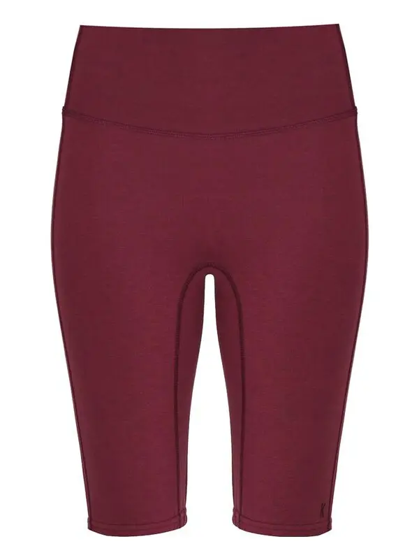 THE KOOZY Skylar Cycling Shorts In Burgundy - Red