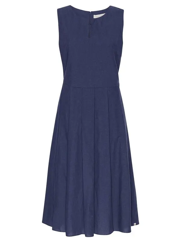 GROBUND Christiane Dress The One In Dark Melange - Blue