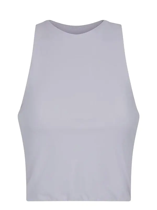 NUMBAT Smooth Sports Crop Tank - Grey