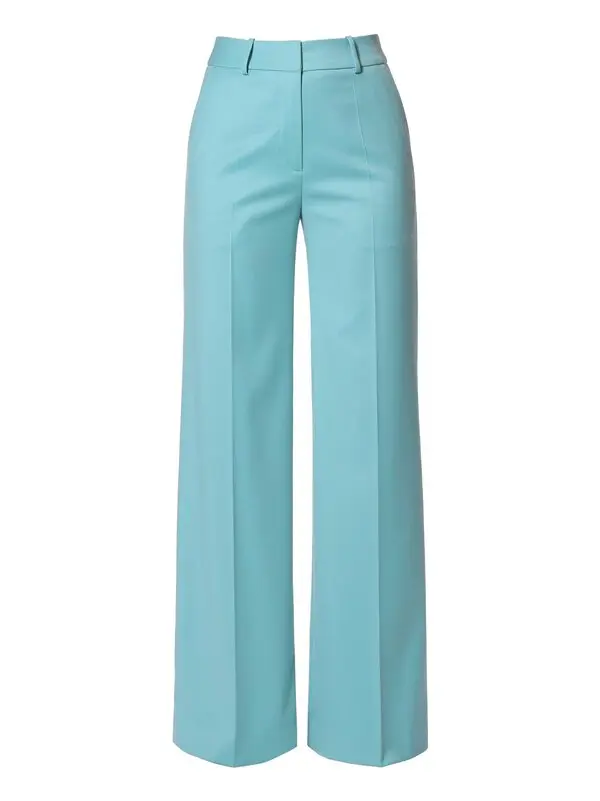 AGGI BY HALEWSKI Franzi How Am I Wide Leg Trousers - Blue