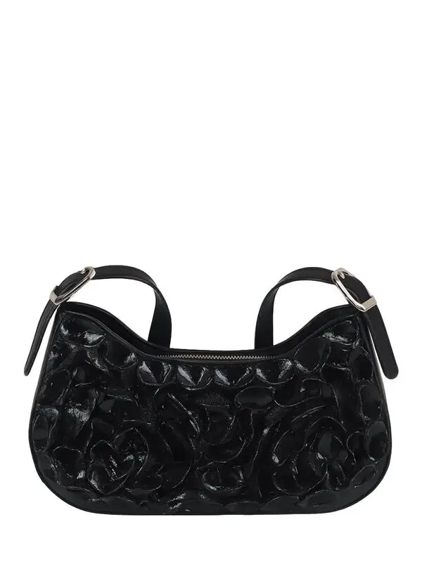 F3ROG BY RANA Baguette Coral Bag - Black