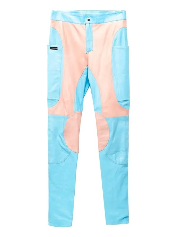 PALOMA LIRA Spaceship Leather Pants - Blue