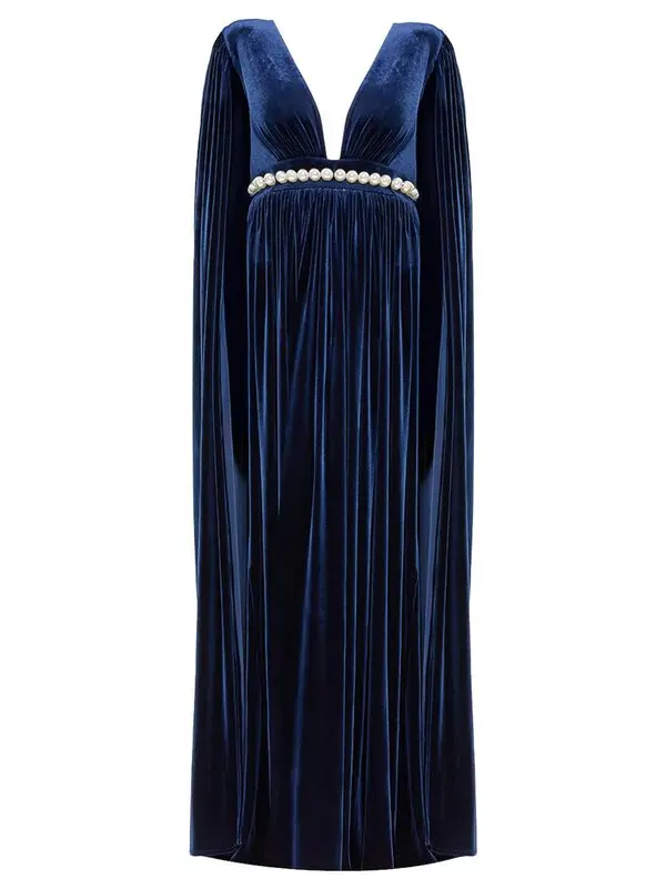 NUR KARAATA Heritage Gown - Blue