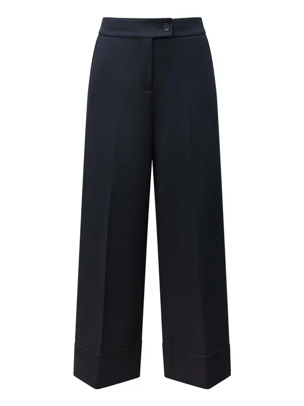 JAMES LAKELAND Tailored Navy Trousers - Blue