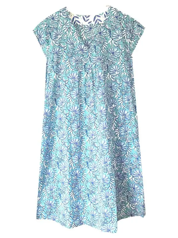 LIME TREE DESIGN Audrey Shift Jaipur Turquoise - Blue
