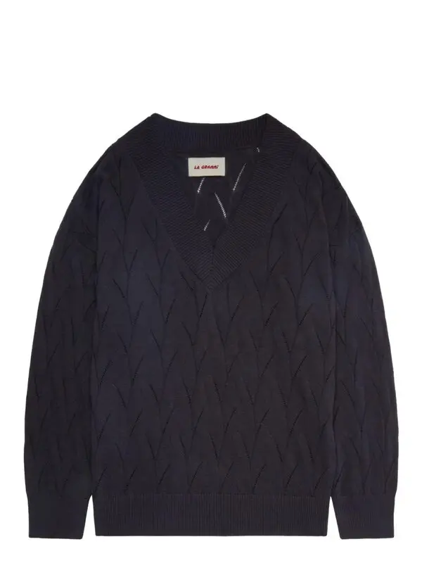 LA GRANNI Oversized Jumper - Black