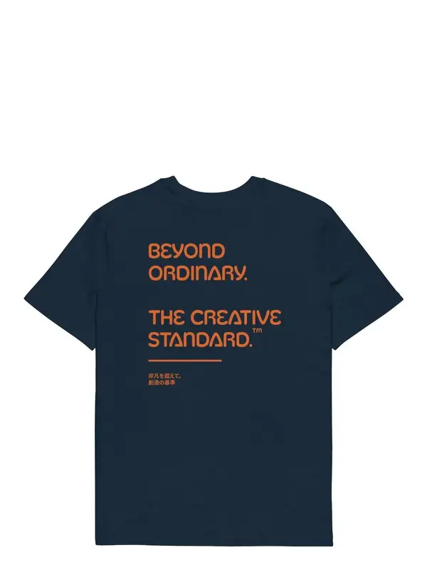 ANCHOR & CREW Navy Beyond Ordinary Creative Standard Organic Cotton T-shirt - Blue