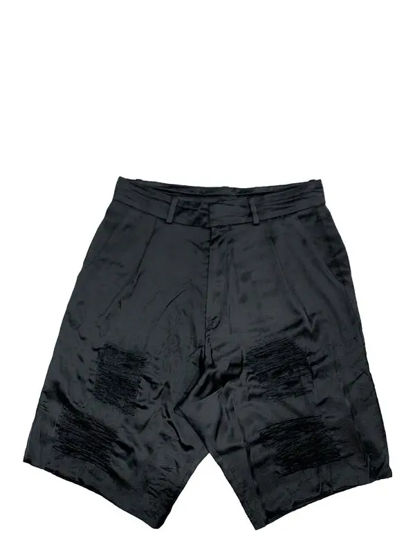 MAISON BOGOMIL Short Textured Pants - Black
