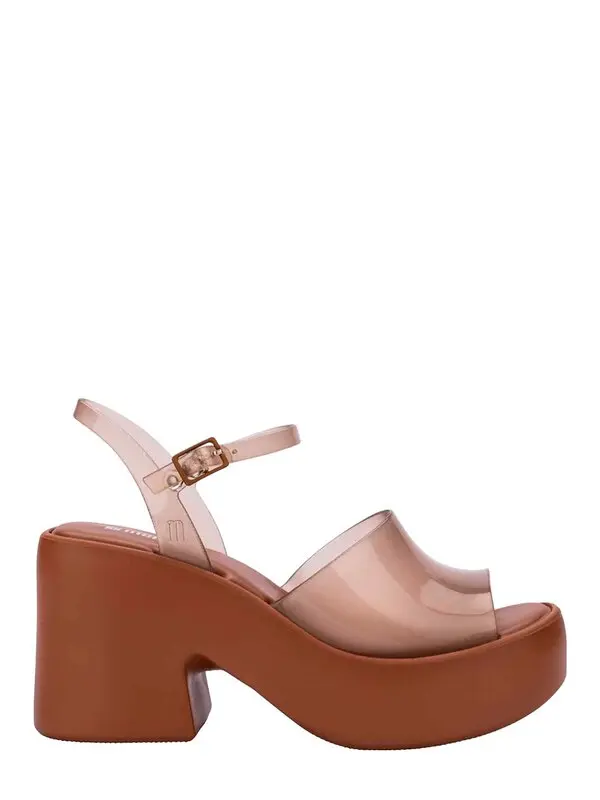 Melissa Lina Platform Heel / Transparent - Brown