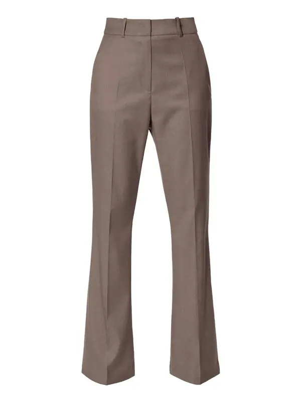 AGGI BY HALEWSKI Camilla Melange Trousers Long - Brown
