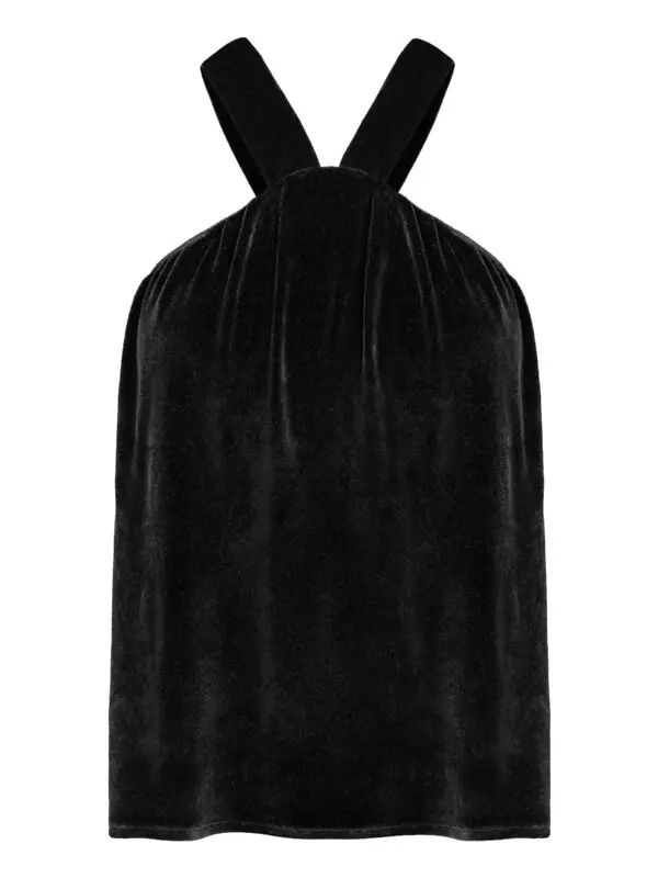 JJWINKS Velour Cosmo Top - Black