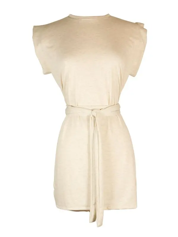 JENNAFER GRACE Almond Tunic With Tie - Grey
