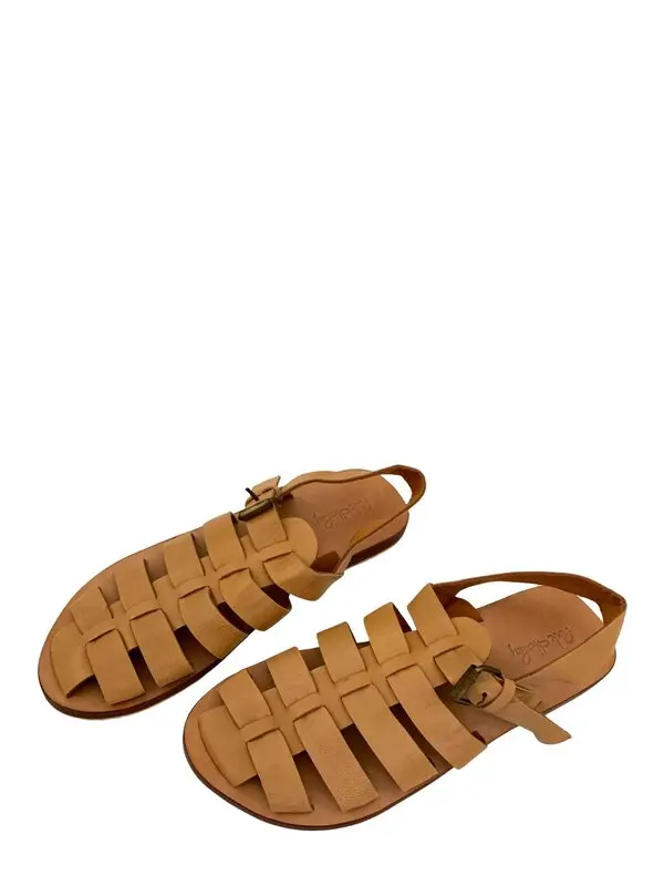 Pink Haley Neutrals Yasmin Leather Sandals - Black