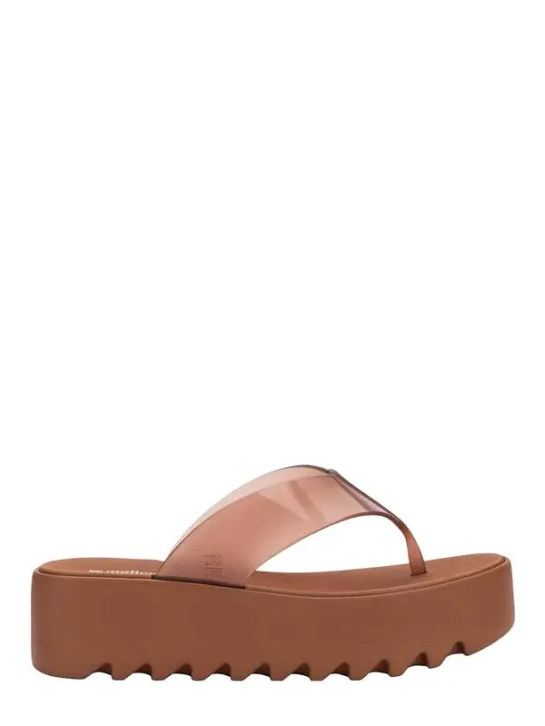 Melissa Thong Platform - Brown