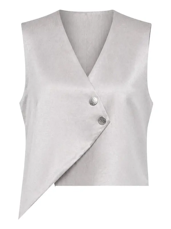 MIRIMALIST Ixir Vest Silver - Grey