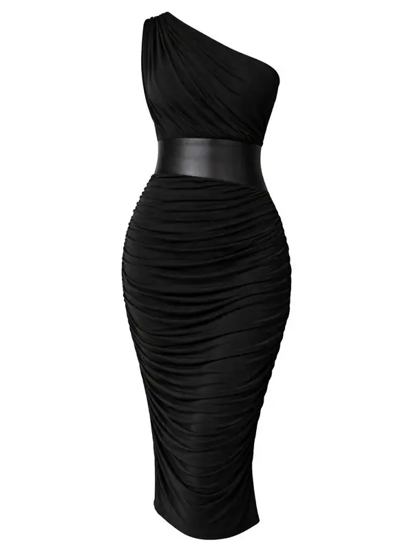 MONICE LONDON Riri Midi Dress - Black