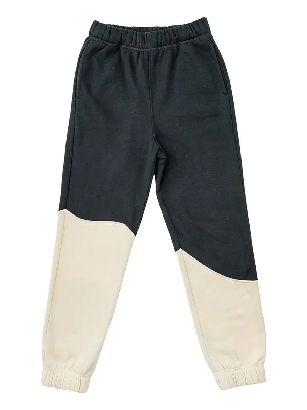 CIRCULAR PATH Neutrals / Wave Sweatpant Cream - Black