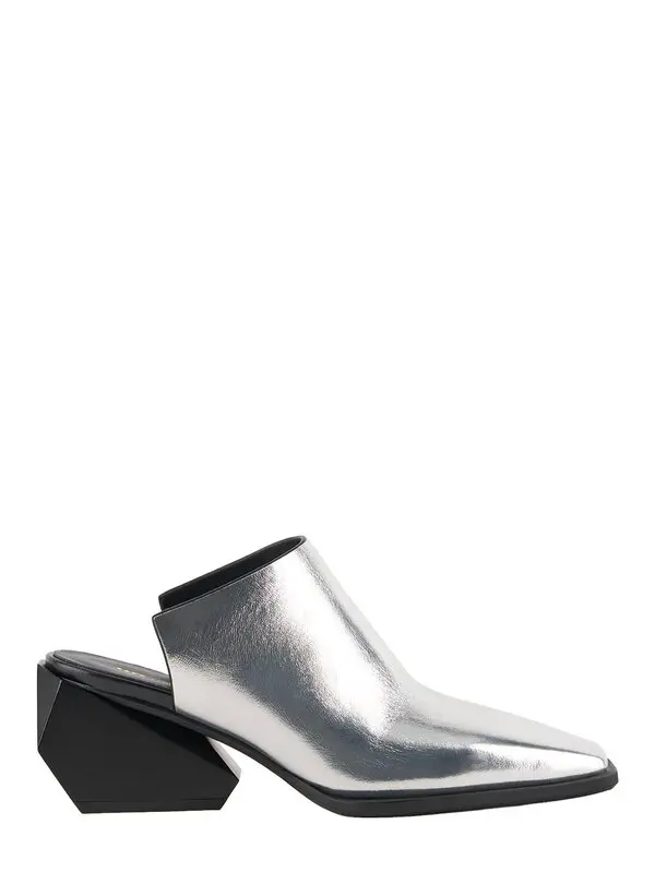United Nude Ricky Mule Mid - Silver