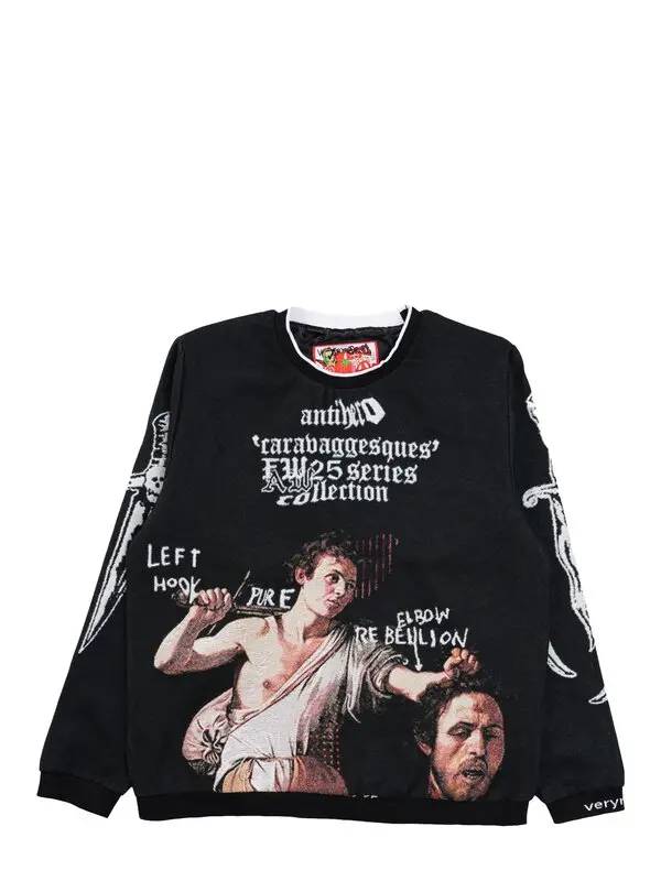 VERYRARE David Vs Goliath Crewneck - Black