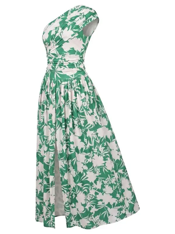 ATOM LABEL Rhenium Maxi In & Ivory Floral - Green