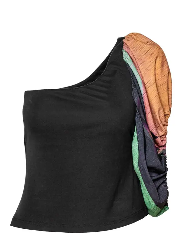 ARTISTA Ivy Shape One Shoulder Top - Black